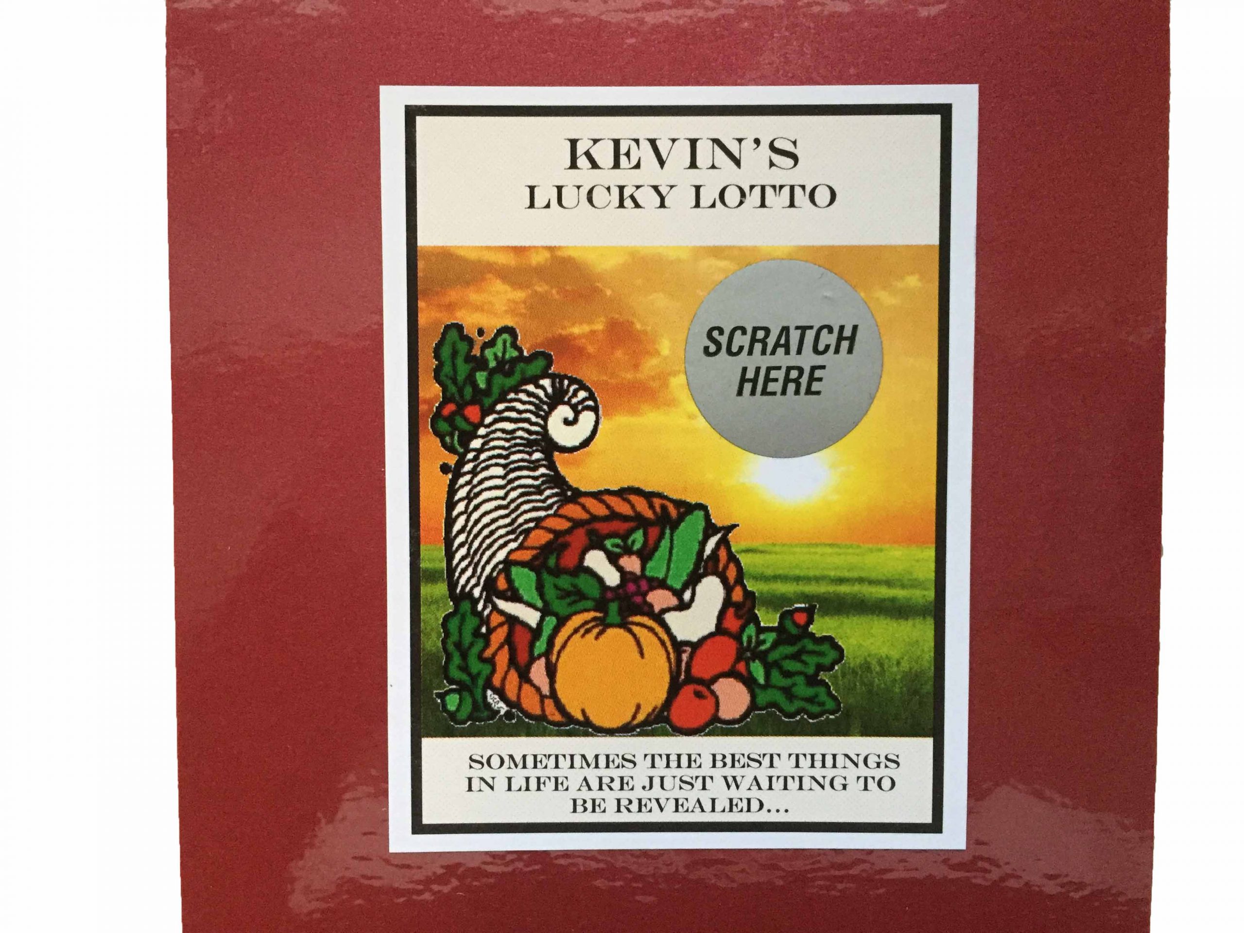 Custom Scratch Off Card Great Favors
